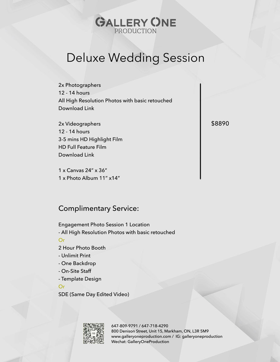 Full-Day Luxury Wedding Package - 奢华全日婚礼套餐 – Florist Markham | Flower Delivery Toronto ...