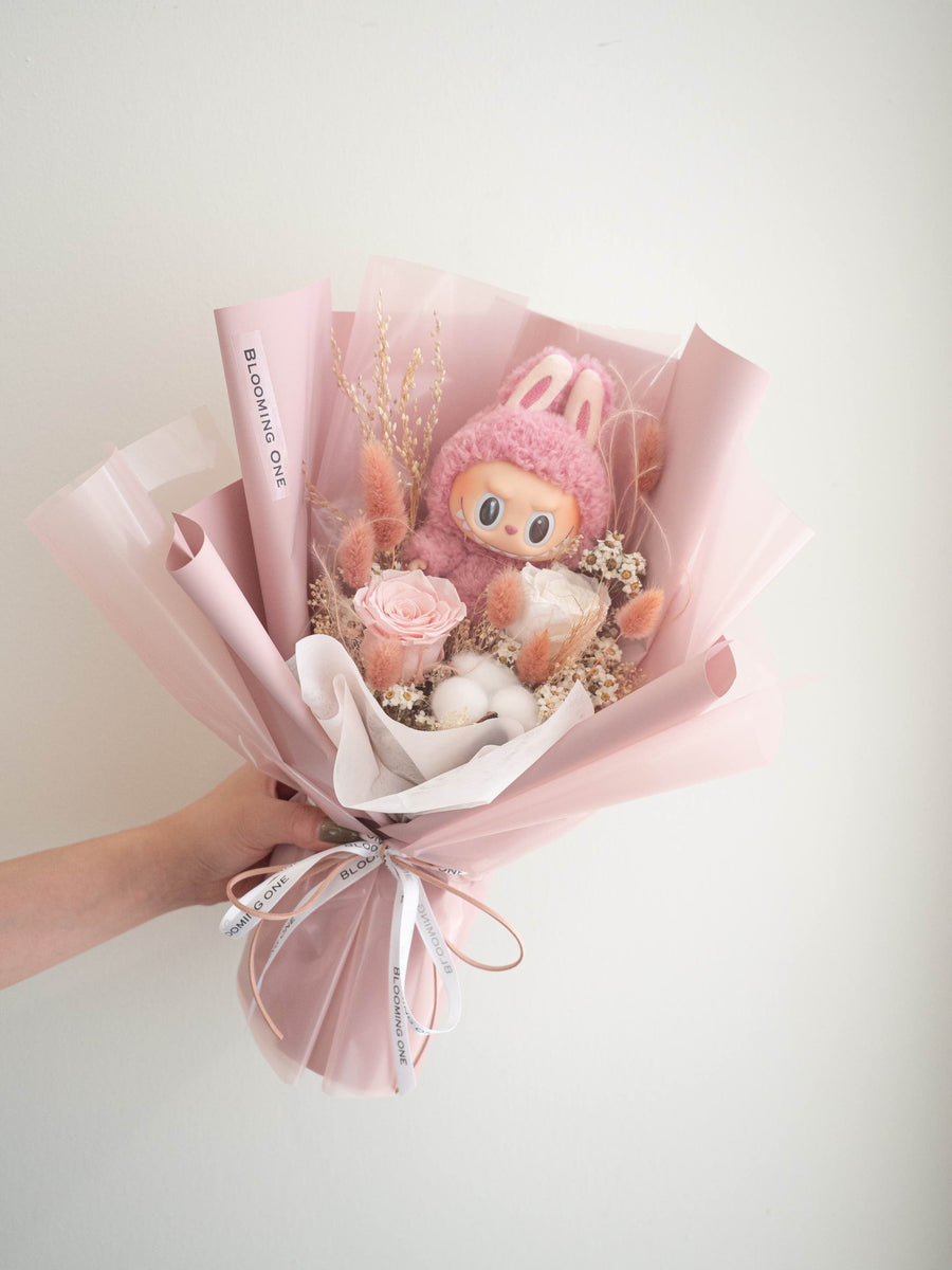 Labubu Preserved Roses Bouquet - Labubu | Flower Delivery Toronto ...