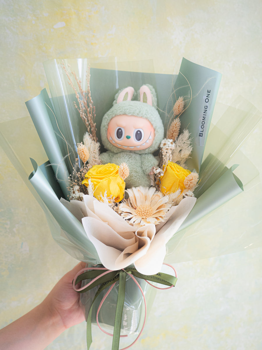 Labubu Preserved Roses Bouquet – Florist Markham | Flower Delivery ...