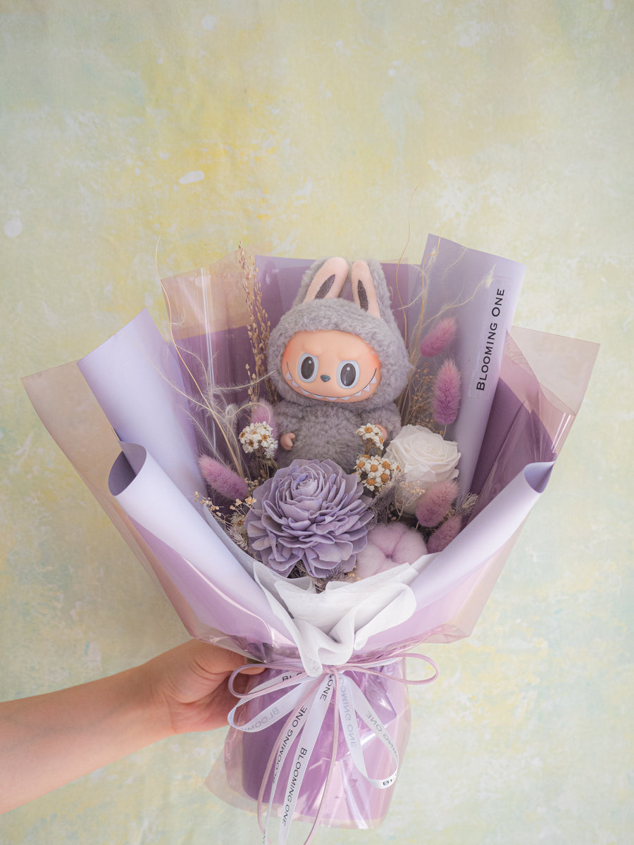 Labubu Preserved Roses Bouquet – Florist Markham | Flower Delivery ...