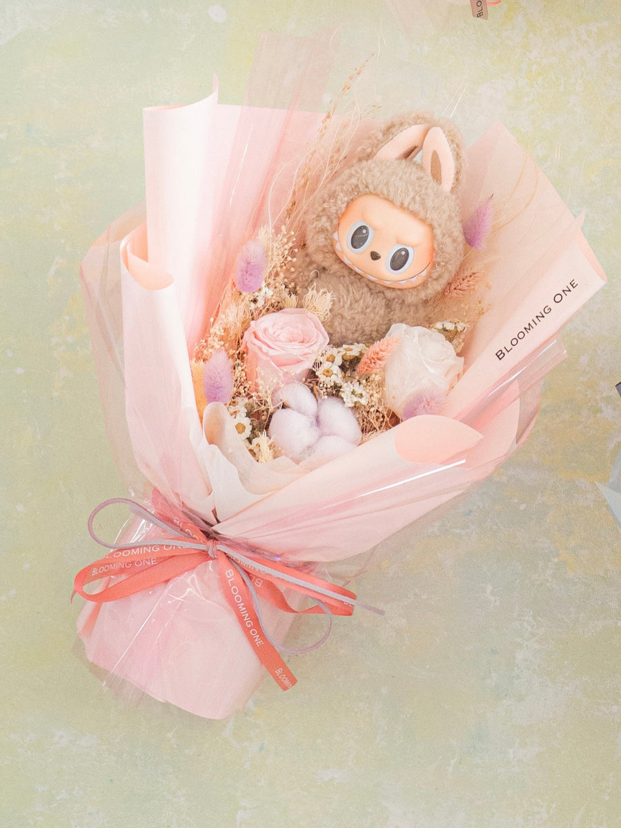 Labubu Preserved Roses Bouquet – Florist Markham | Flower Delivery ...