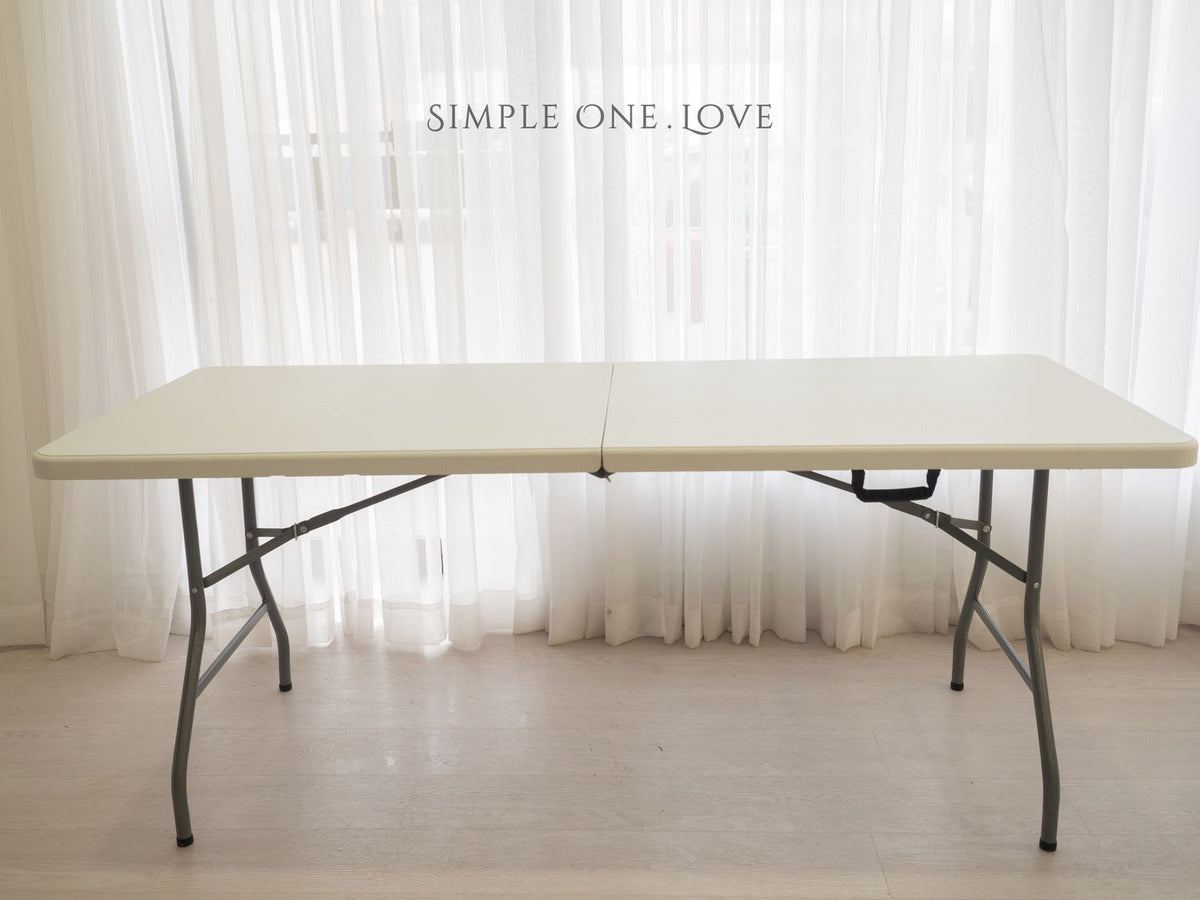 6FT Folding Table with Casters Rental | Flower Delivery Toronto ...
