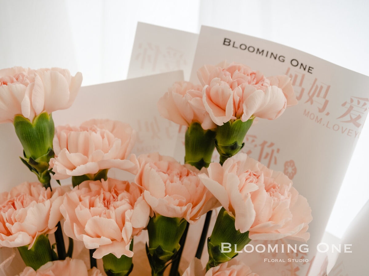 Orange carnation bouquet - 橙色康乃馨花束 | Flower Delivery Toronto | Same Day ...