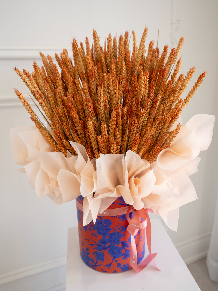 Golden Barley Basket | Flower Delivery Toronto | Flower Shop Toronto ...