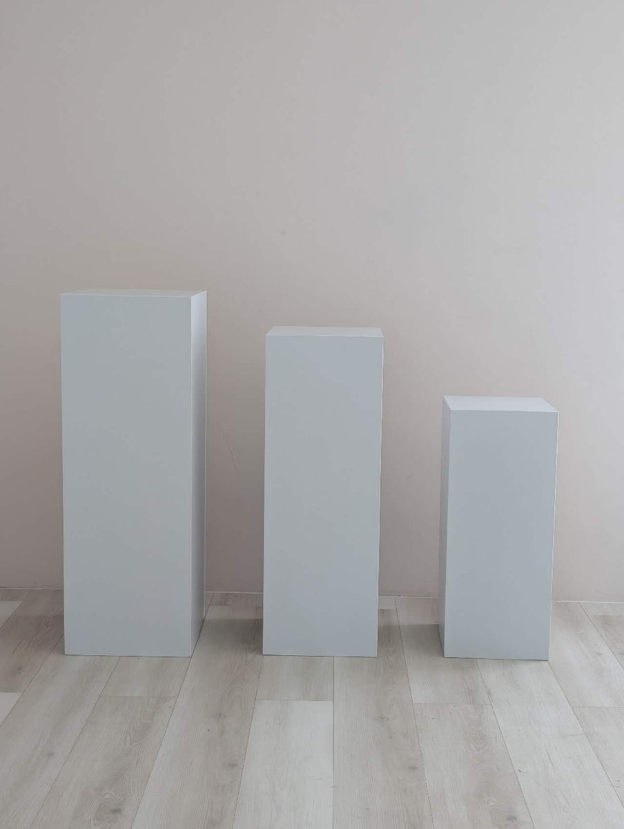 [RENTAL] WHITE METAL PEDESTALS-【租赁】白色金属底座 – Flower Delivery Toronto ...