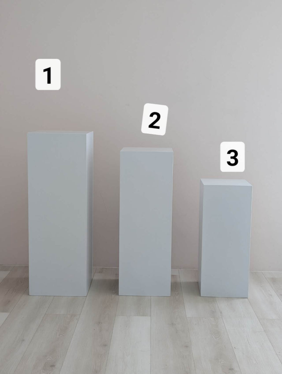 [RENTAL] WHITE METAL PEDESTALS-【租赁】白色金属底座 – Flower Delivery Toronto ...